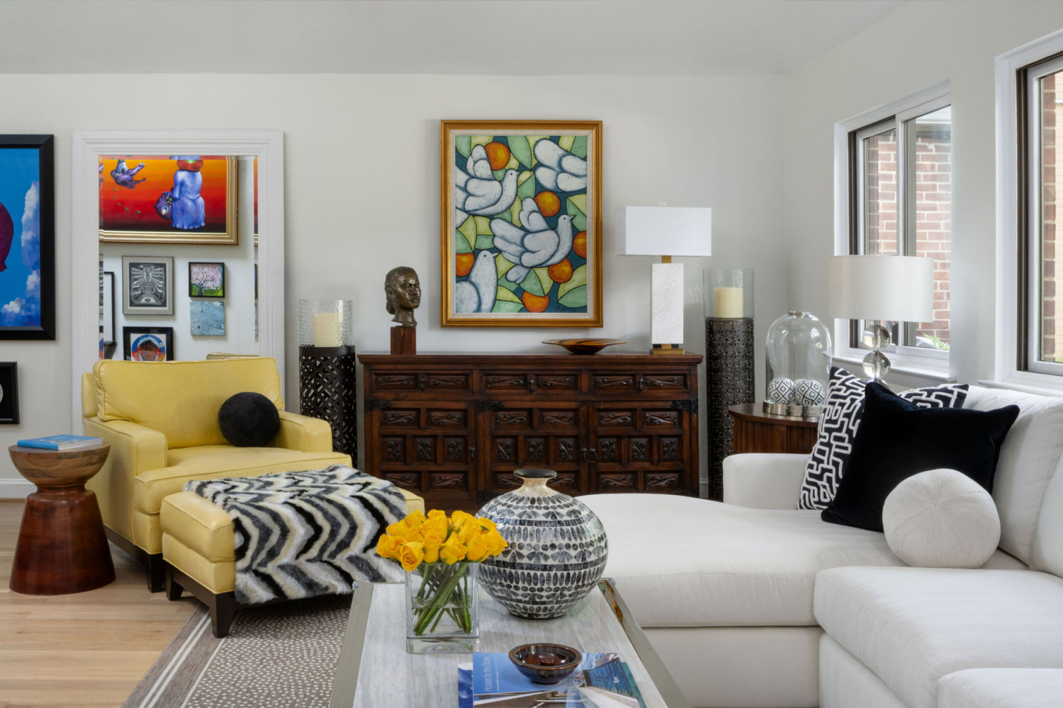 Modern Lake House in Reston, Virginia - Margery Wedderburn Interiors